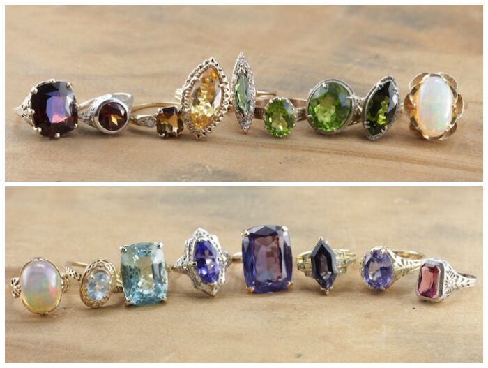 Market Square Jewelers staggering selection. Diamonds in the Library
